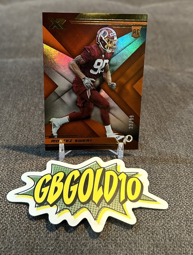 2019 Panini XR - Rookies Montez Sweat #191 Orange /99 (RC) for sale ...