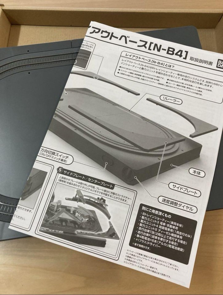 Model Train N SCALE PORTABLE STARTER SET B Train Shorty Layout Base N ...