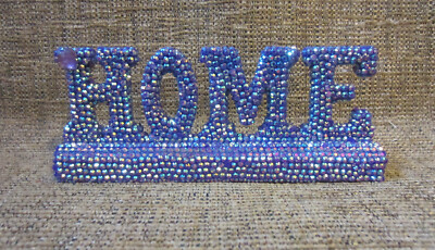 Purple Rhinestone Sign DesktopWood Sign Hand Made | eBay
