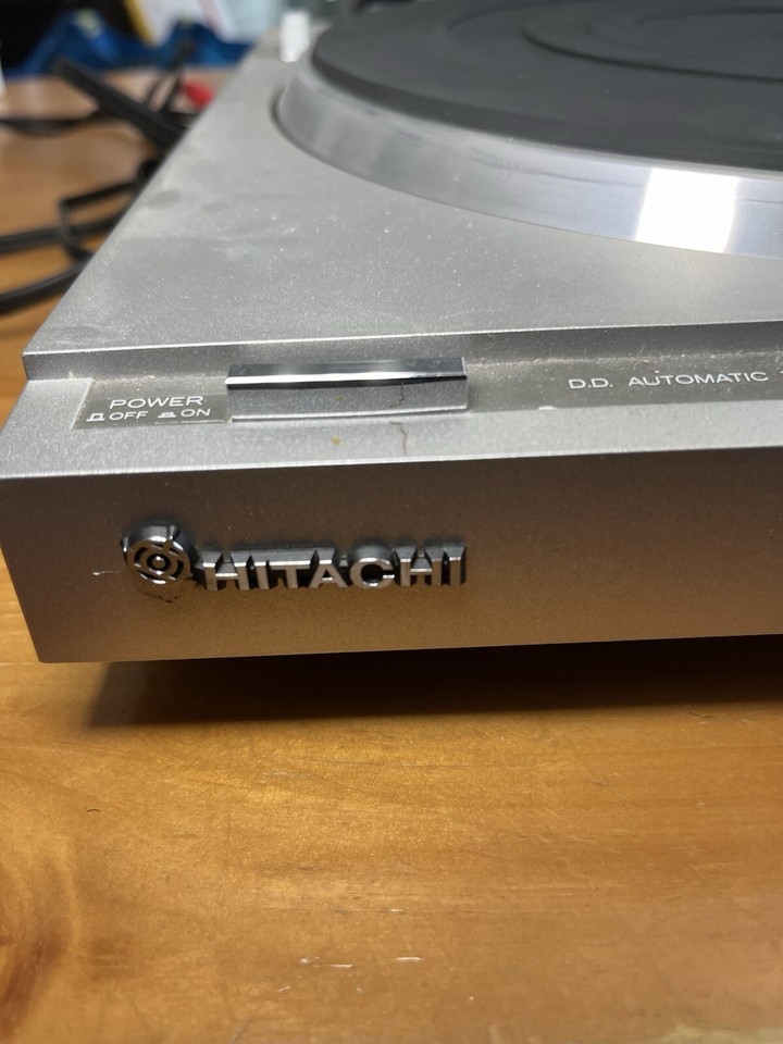 HITACHI Direct Drive Turntable HT-67 Record Player W/Cover. Works | eBay