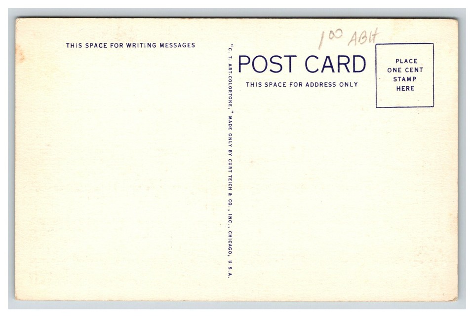 Vintage Postcard Massachusetts, Greeting The Rising Sun On The Mohawk ...