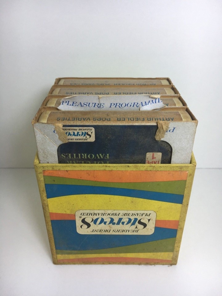Arthur Fiedler 8-Track - Pops Varieties Reader's Digest Stereo - Set of ...