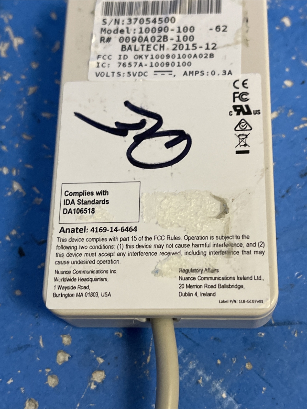 Anatel 4169-14-6464 / Y591-E141-202 10090-100 | eBay