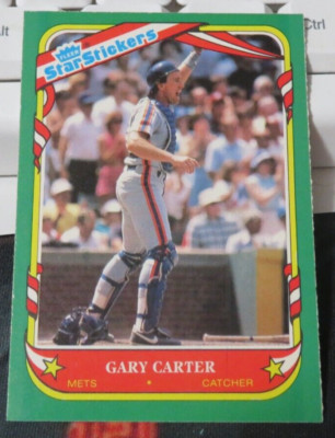 #8211 1987 FLEER STAR STICKER GARY CARTER #20 | eBay