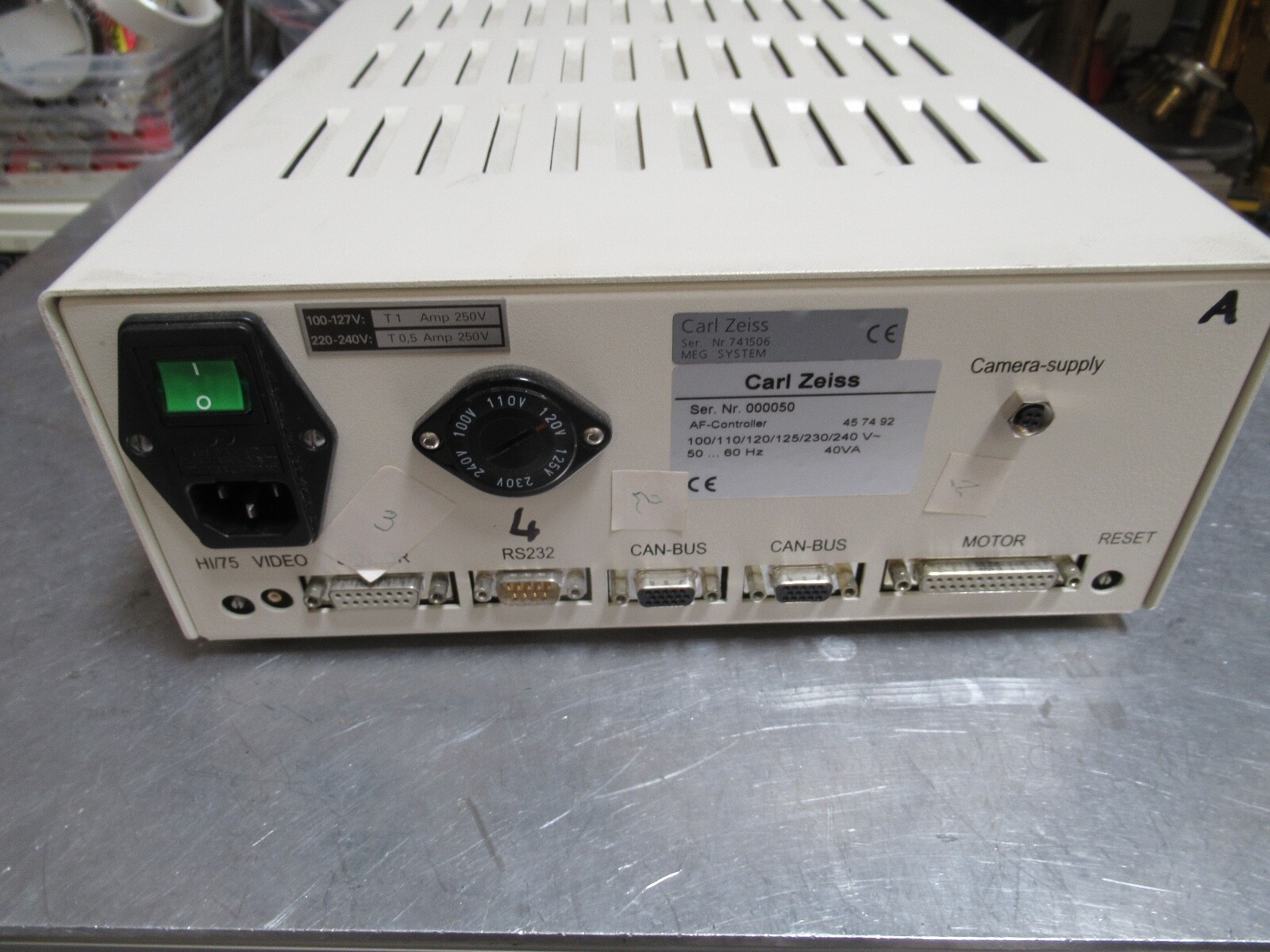 ZEISS Allemagne Af Contrôleur 457492 Alimentation Électrique Microscope ...