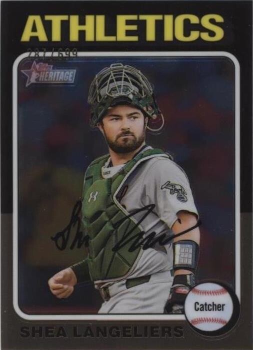 2024 Topps Heritage High Number - Shea Langeliers #538 Chrome /699 for ...