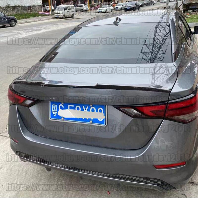 For Nissan Sentra 2020-2022 Carbon Fiber style Rear Tail Trunk Spoiler ...