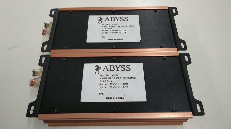 ABYSS A50M Mono Car Amplifier | eBay