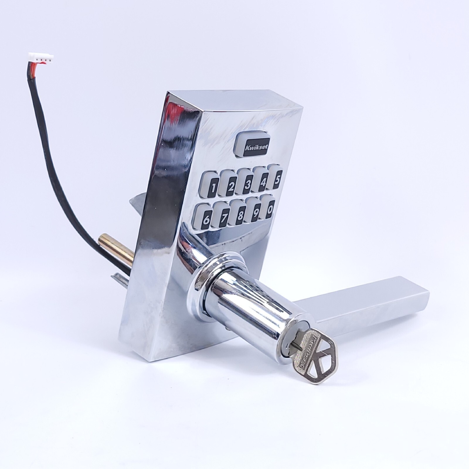 Kwikset 917 Lock Key Pad ONLY KPT2 917 Chrome KeyPad 1 Key (Code ...