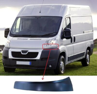 PEUGEOT BOXER 2006-2014 HEADLIGHT HEADLAMP MOULDING PRIMED LOWER ...