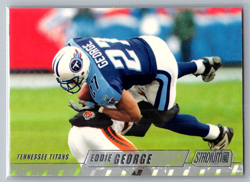 2002 TOPPS STADIUM CLUB CARD # 92 Eddie George - Tennessee Titans | eBay