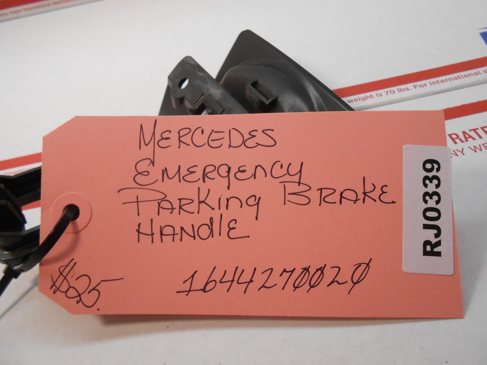MERCEDES EMERGENCY PARKING BRAKE HANDLE 1644270020 RJ0339 | eBay