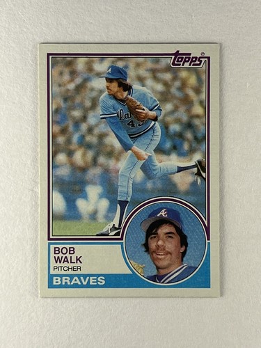 Bob Walk #104 1983 Topps Atlanta Braves | eBay