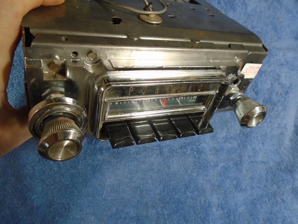 SERVICED w/WARRANTY 1966 PONTIAC GTO LEMANS TEMPEST DELCO RADIO ...