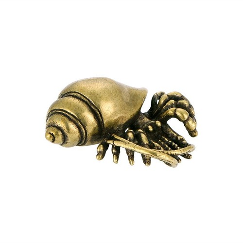 Handmade pure copper Hermit Crab antique decorative handicraft ...