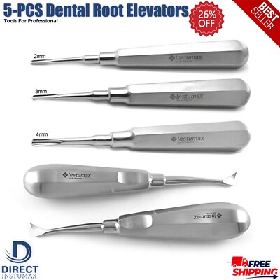 Dental Oral Surgery Root Elevators Kit Coupland Luxation Luxating Elevator Cryer | eBay