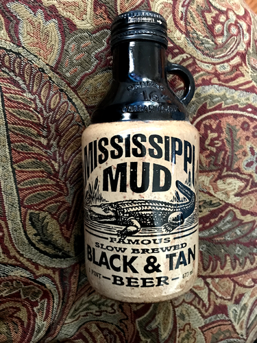 Vintage 1996 Beer Bottle "Mississippi Mud" Black & Tan 1 Pint EMPTY ...