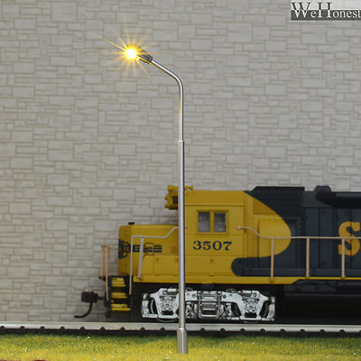 20 x OO / HO scale street light Model Railroad Lamp posts Led path ...