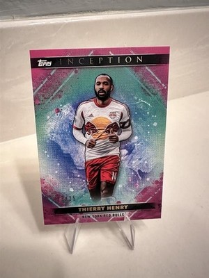 2025 Topps MLS Inception Thierry Henry Red Bulls #23/35 Mint | eBay