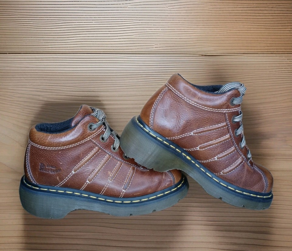 Dr Martens Brown Leather Brogue Shoes / #2C01 / Womens US Size 6 / Y2K ...