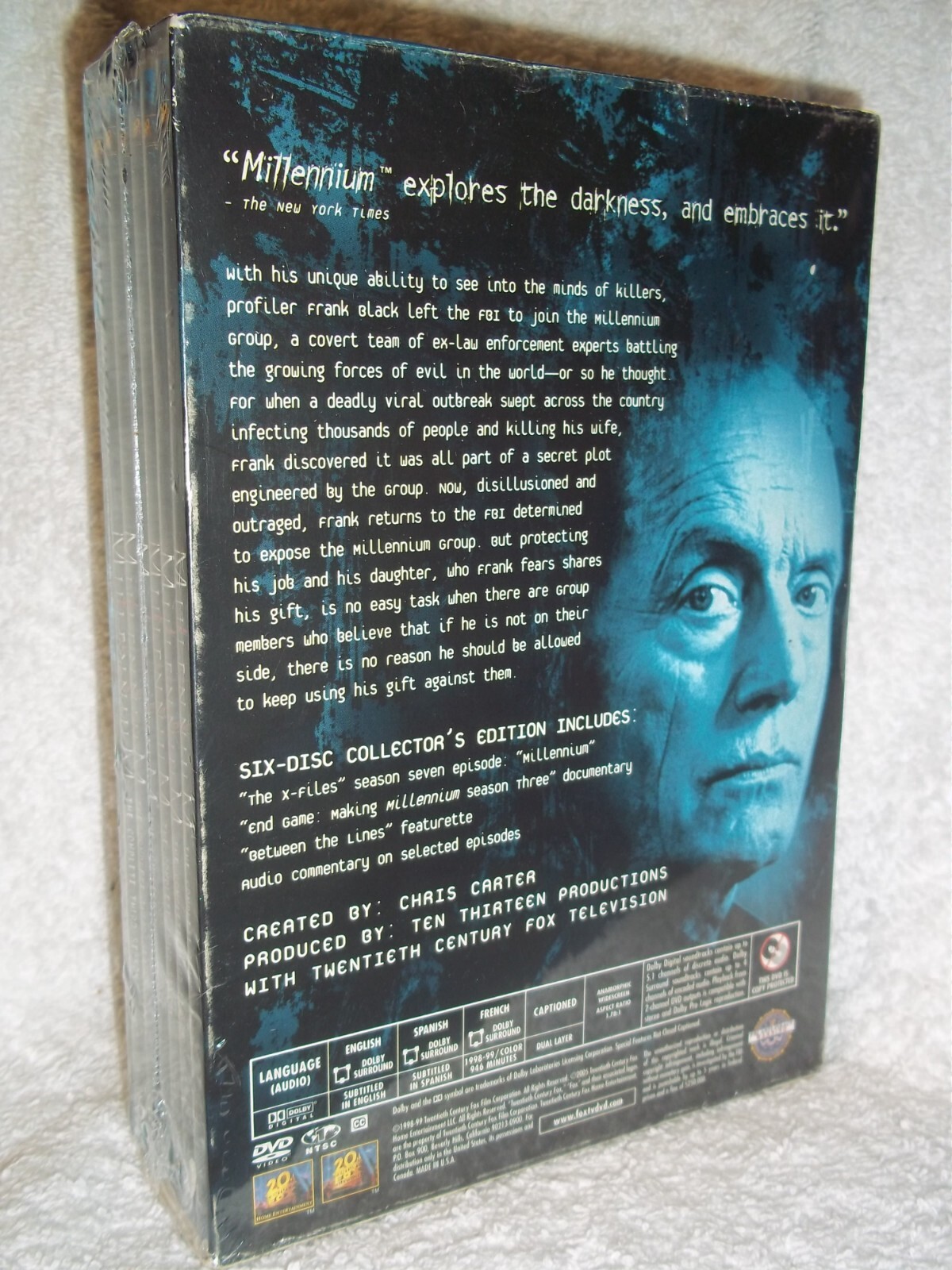 Millennium The Complete Series (18-Disc) (DVD, 2022) Lance Henriksen ...
