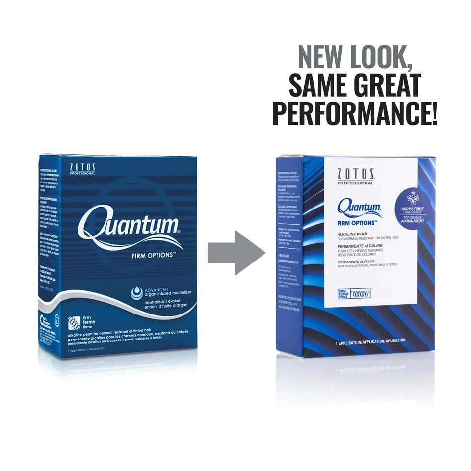 ZOTOS QUANTUM FIRM OPTION ALKALINE PERM W ARGAN OIL NORMAL ,RESISTANT ...