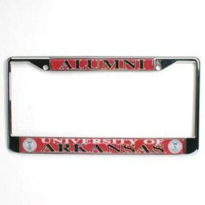 Arkansas Razorbacks Alumni Metal License Plate Frame W/domed Insert | eBay