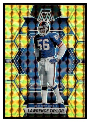 2023 Mosaic Yellow Prizm 218 Lawrence Taylor New York Giants NFL ...