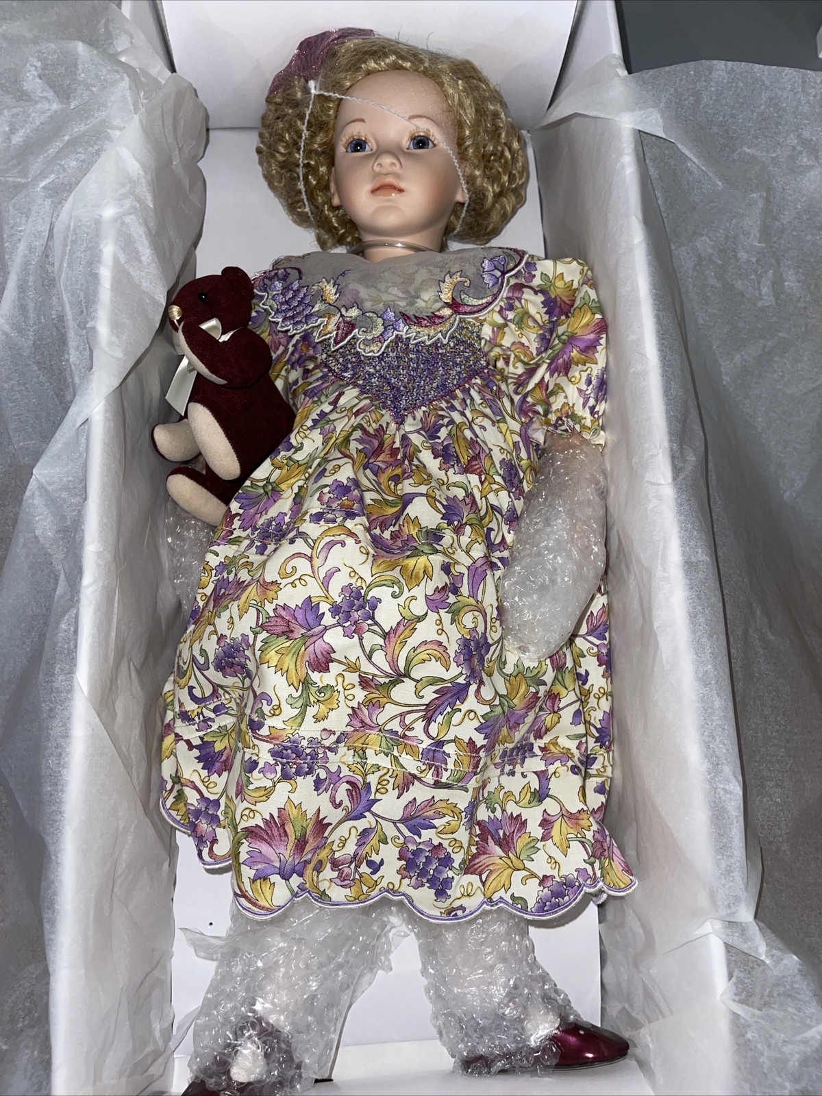 Pauline Robin Doll 21” porcelain cloth le 413/950 | eBay