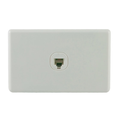Telephone Wall Socket Outlet RJ11 White | eBay Australia