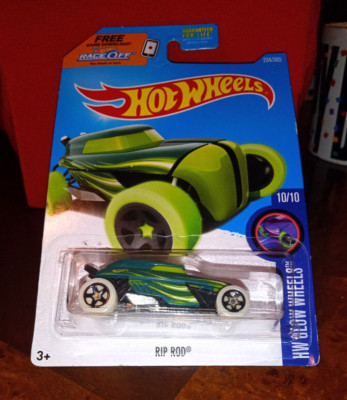 2015 Hot Wheels HW Glow Wheels RIP ROD 10/10 - Rare Green Diecast - 234 ...