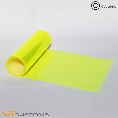 Fluorescent Yellow Taillight Tinting Car Film Fog Lights Tint [ 30 x ...