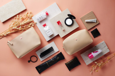 NEW DESIGN Emirates Bulgari First Class women’s vanity case amenity kit ...