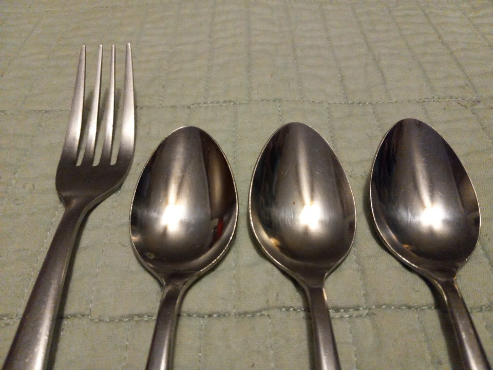 Vintage Lot Of 4 Edward Don & Co Stainless Japan Mixed Flatware Piece ...