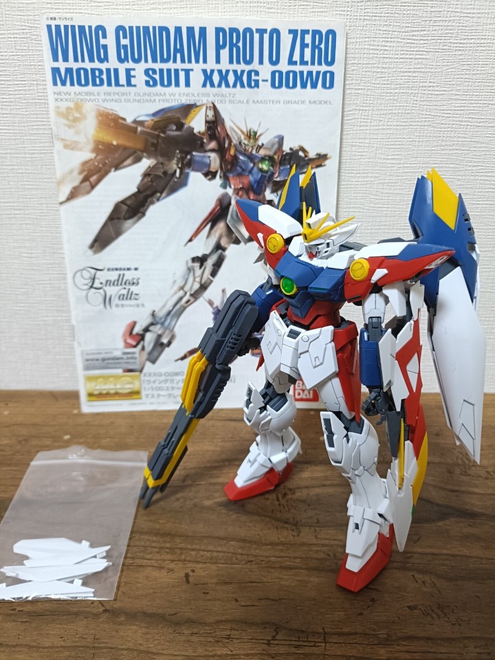 GUNDAM W EW Sandrock Heavy Arms Custom Altron Wing Proto 1:100 MG SET ...