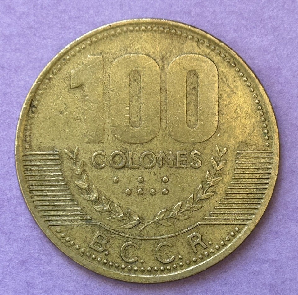 1997 Costa Rica 100 Colones Coin | eBay
