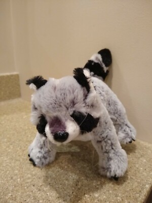 Ganz Webkinz Raccoon Gray Black Virtual Pet Plush Stuffed Animal NO ...