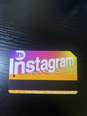 2024 IG Metrocard Subway latest/last Edition(final Edition)（2 rides/2 ...