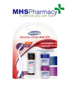 DenTek - Dental First Aid Kit - Applicator, Teeth Saver, Tooth Ache ...