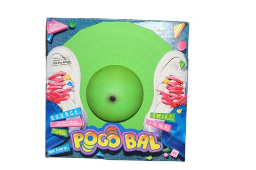 Pogo Bal Pogo Ball New In Box Promo Box 1980's Green NOS 1986 | eBay