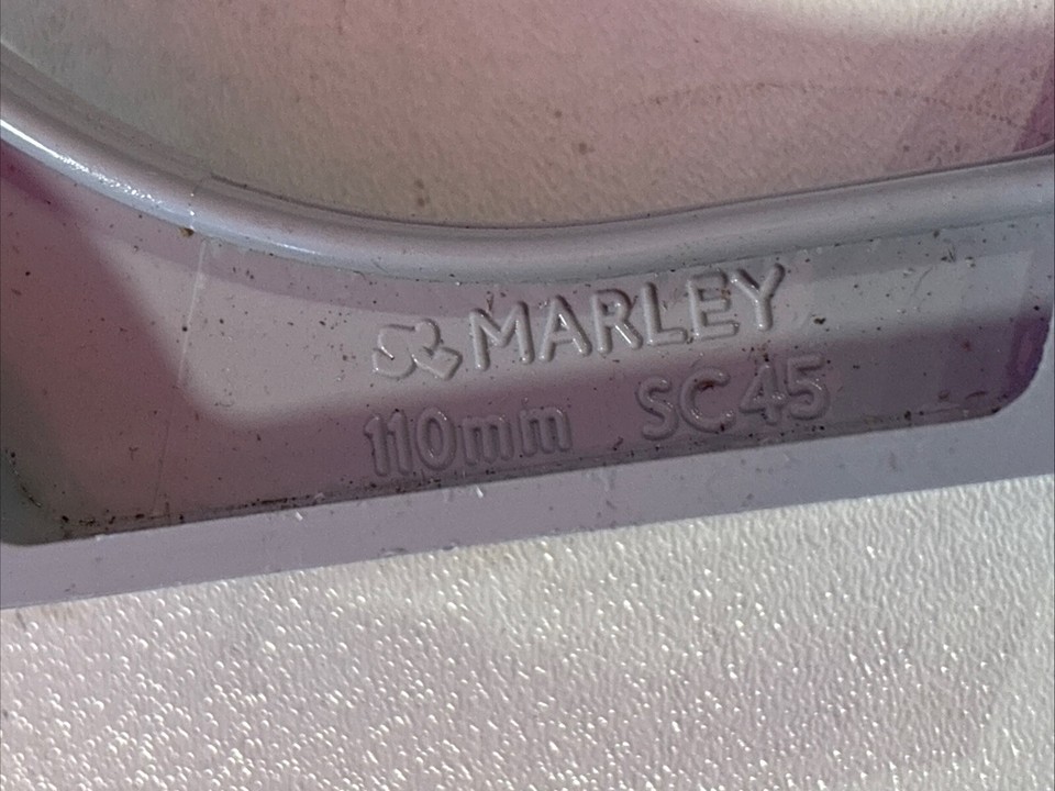 MARLEY SC45 110mm 4" Grey Soil & Vent Pipe Clips Support Bracket Push Fit | eBay UK