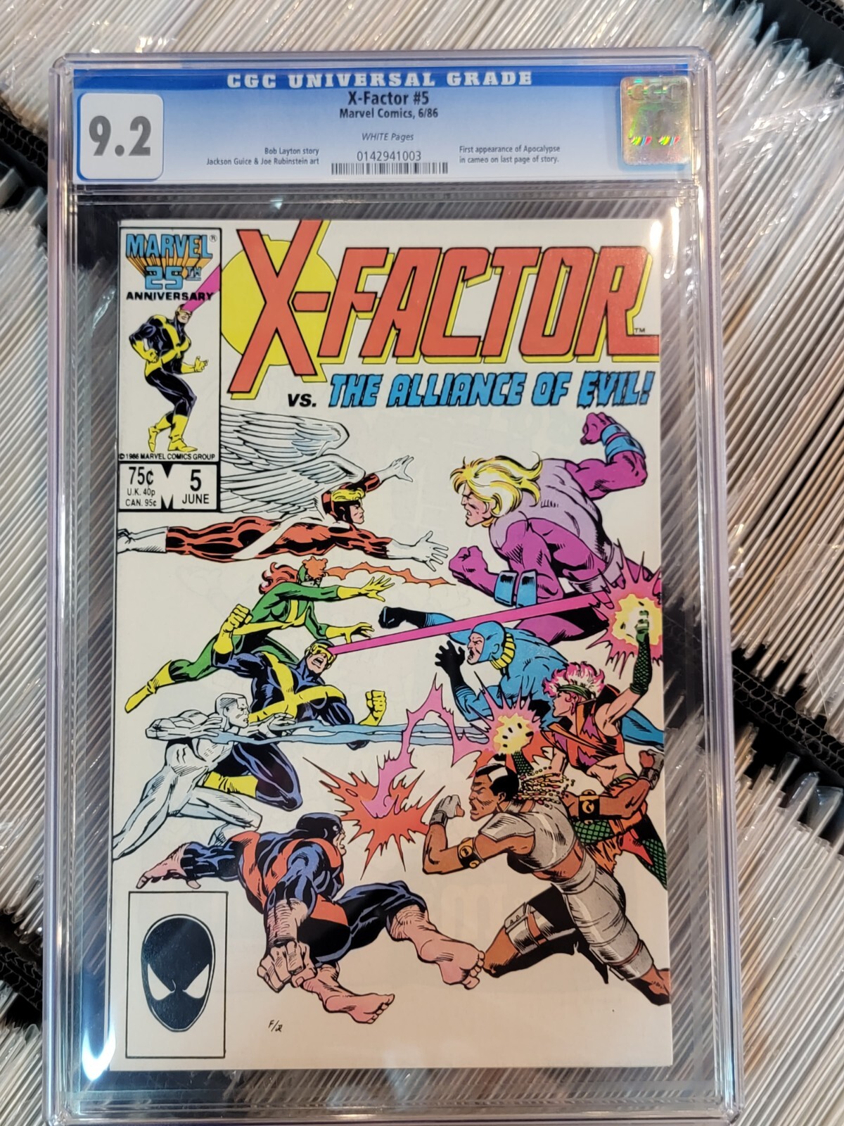 CGC 9.2 X-Factor #5 Comic Book 1986 1st Appearance of Apocalypse | eBay
