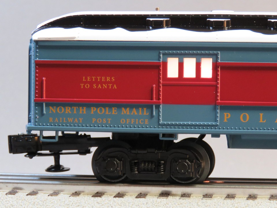 LIONEL POLAR EXPRESS LETTERS TO SANTA MAIL CAR O GAUGE train snow 6 ...