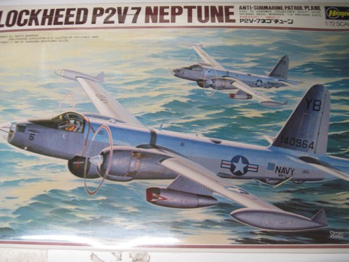 Hasegawa 1/72 Lockheed P2V-7 Neptune US Navy Aircraft Model Kit | eBay