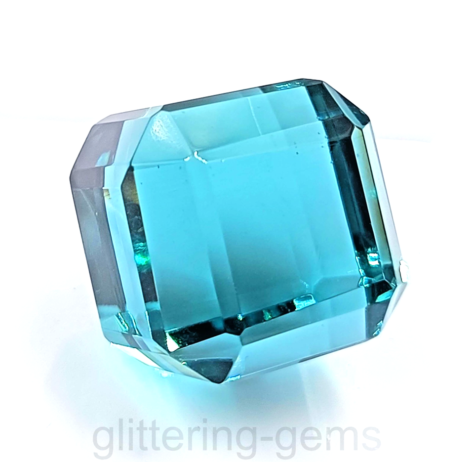 40.00 Carat Natural Tourmaline Certified 16x16 mm Cube Cut Loose ...