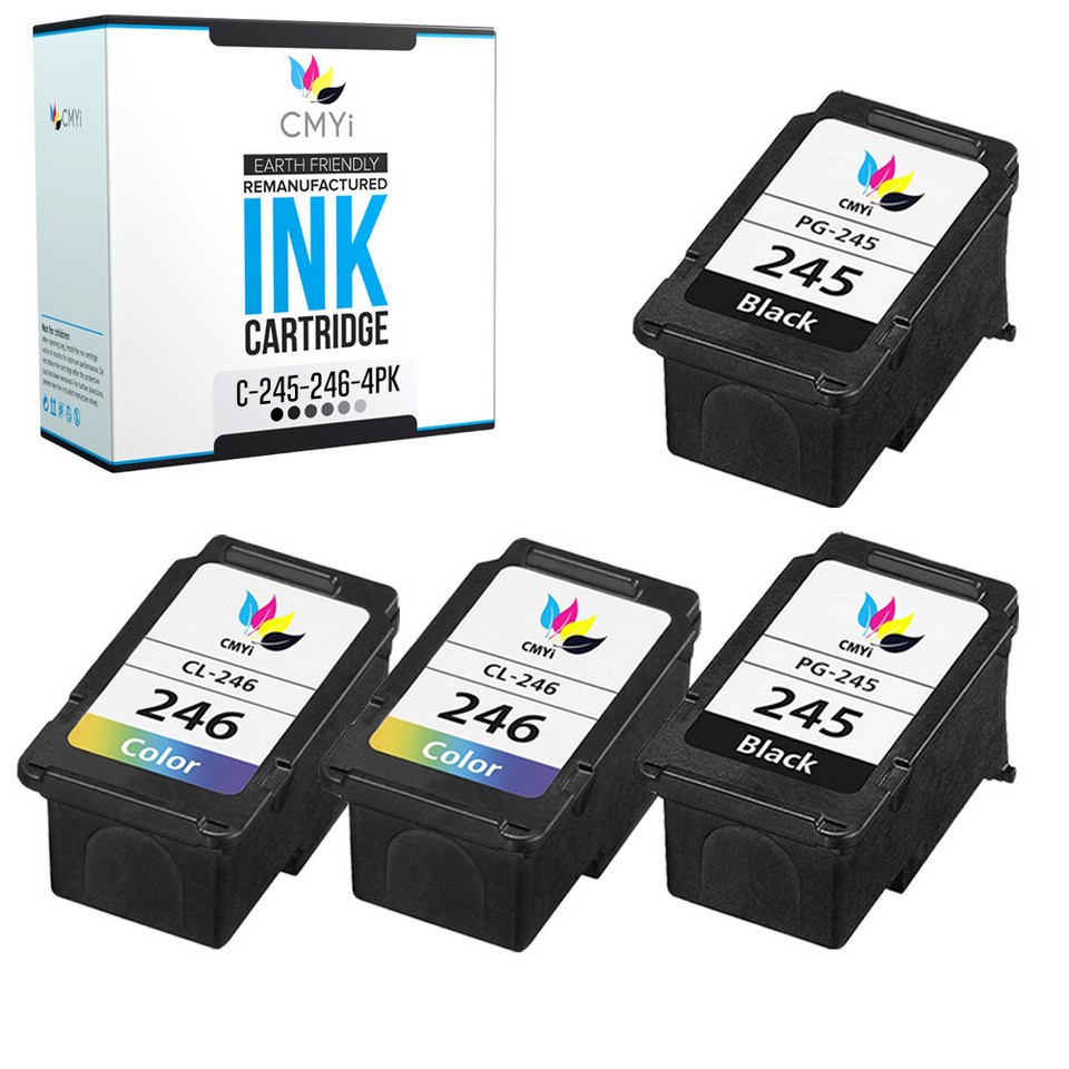 PG-245 CL-246 Ink Cartridges Lot for Canon 245 246 Combo Pack Fits ...