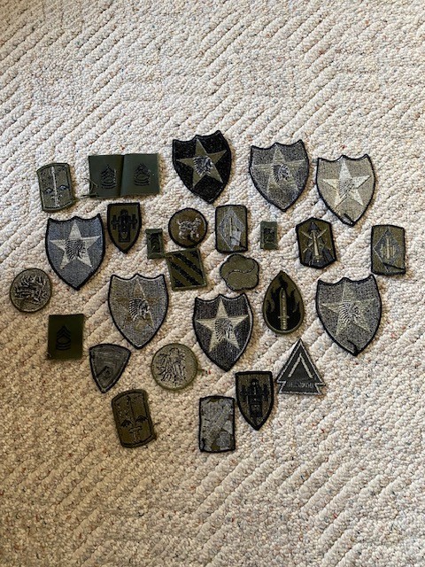 Original US Army Division Unit Patches Subdued 25+ Great Collection ...
