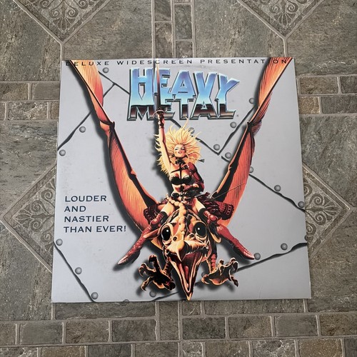 Heavy Metal (1981) Louder Nastier LaserDisc Movie Music Wall Art Decor ...