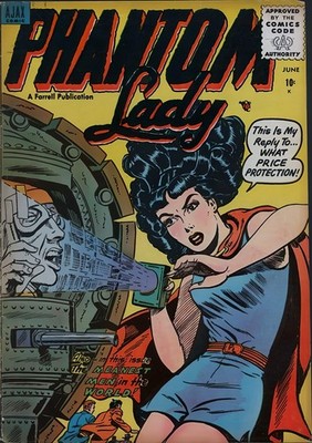 Phantom Lady Vintage Comic Book Poster Premium Photo REPRINT 4 Sizes | eBay