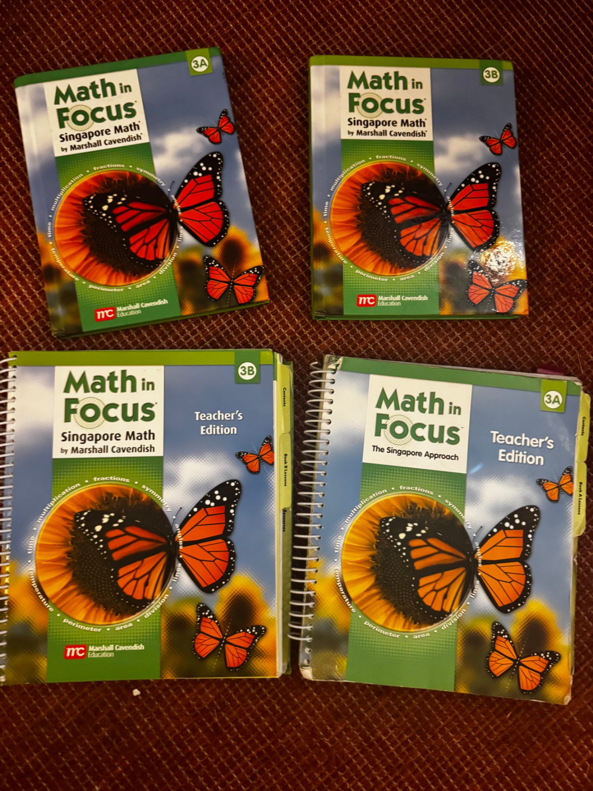 Math In Focus 3A & 3B Teacher Manuals+Student Books Set Complete 3rd ...